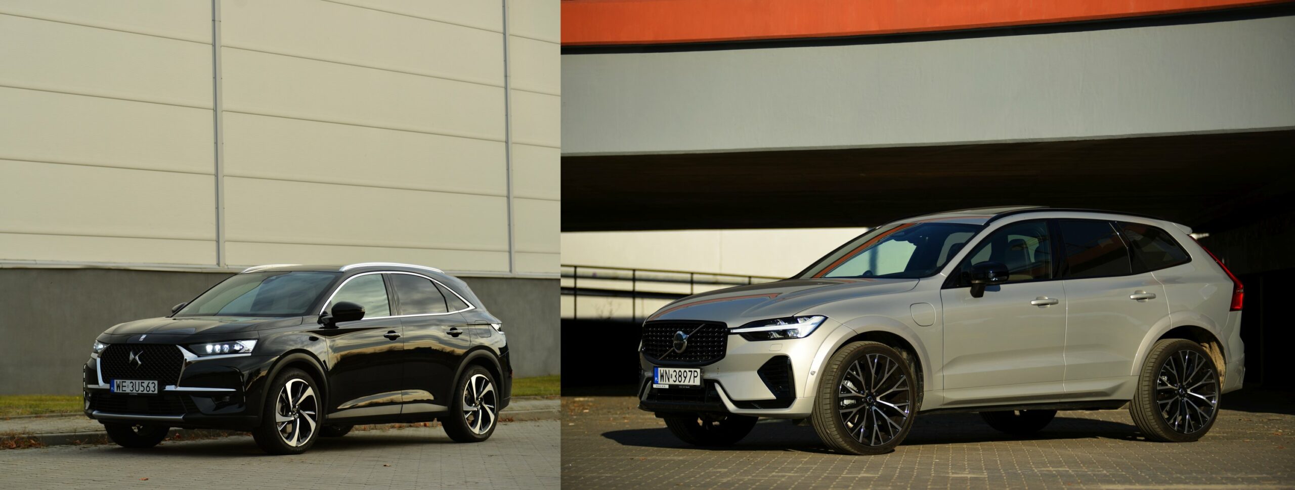 DS 7 E-Tense 300 vs. Volvo XC60 T6. Szyk czy pragmatyzm?